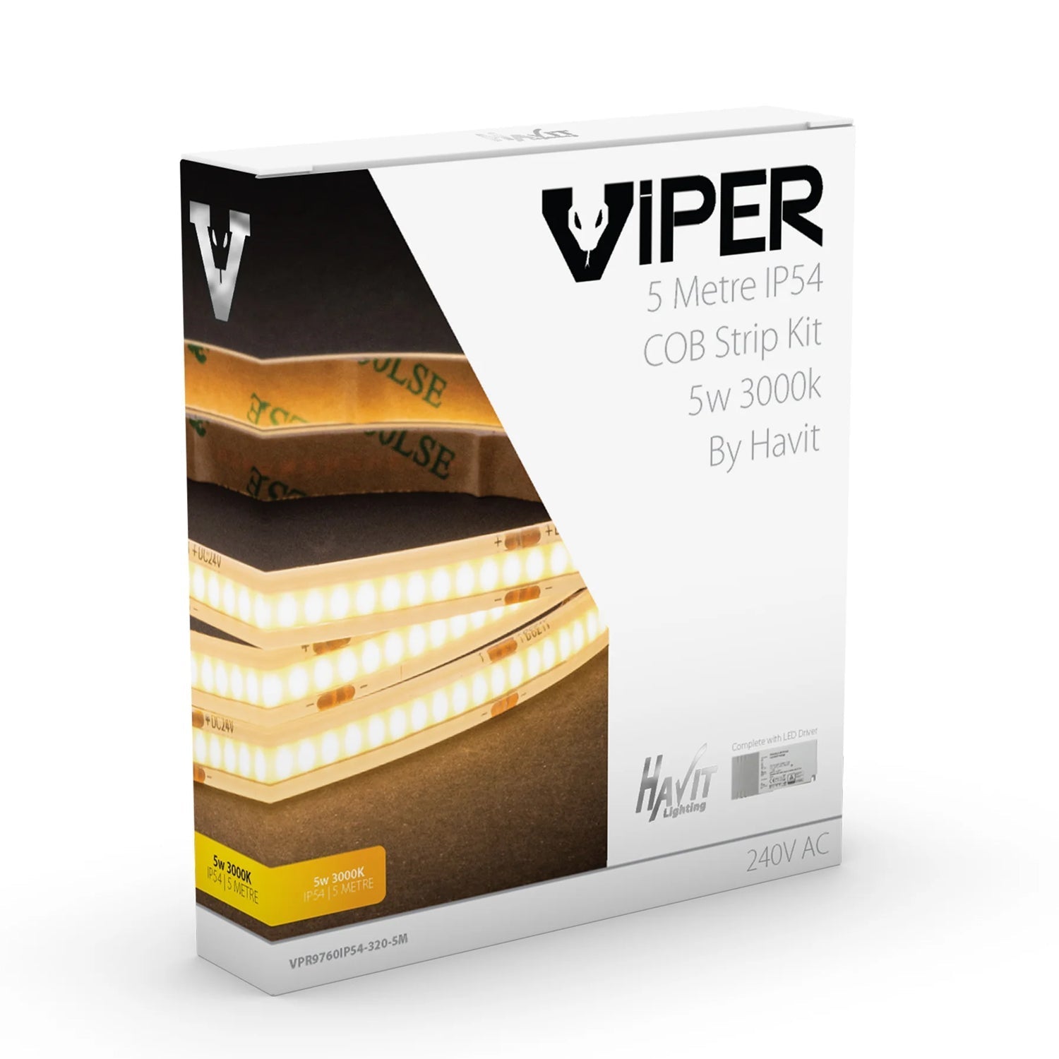 Havit Lighting VPR9760IP54-320-5M | Viper COB LED Strip