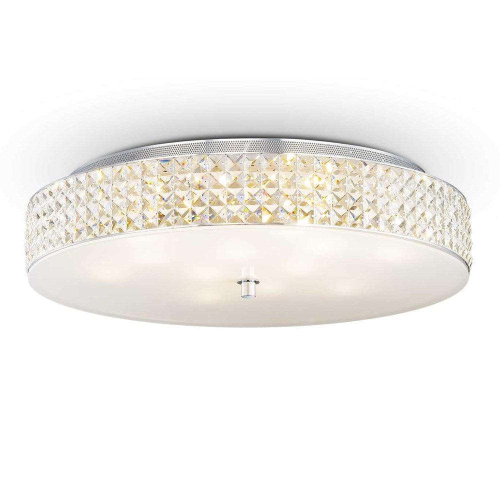 Ideal Lux 8I087870 | Roma Ceiling Light 12Lt in Chrome