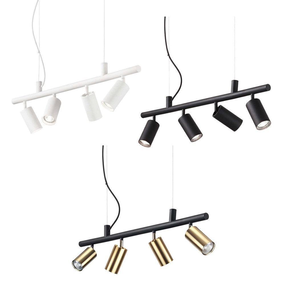 Ideal Lux 8I231372 | Dynamite Pendant Light 4Lt White,