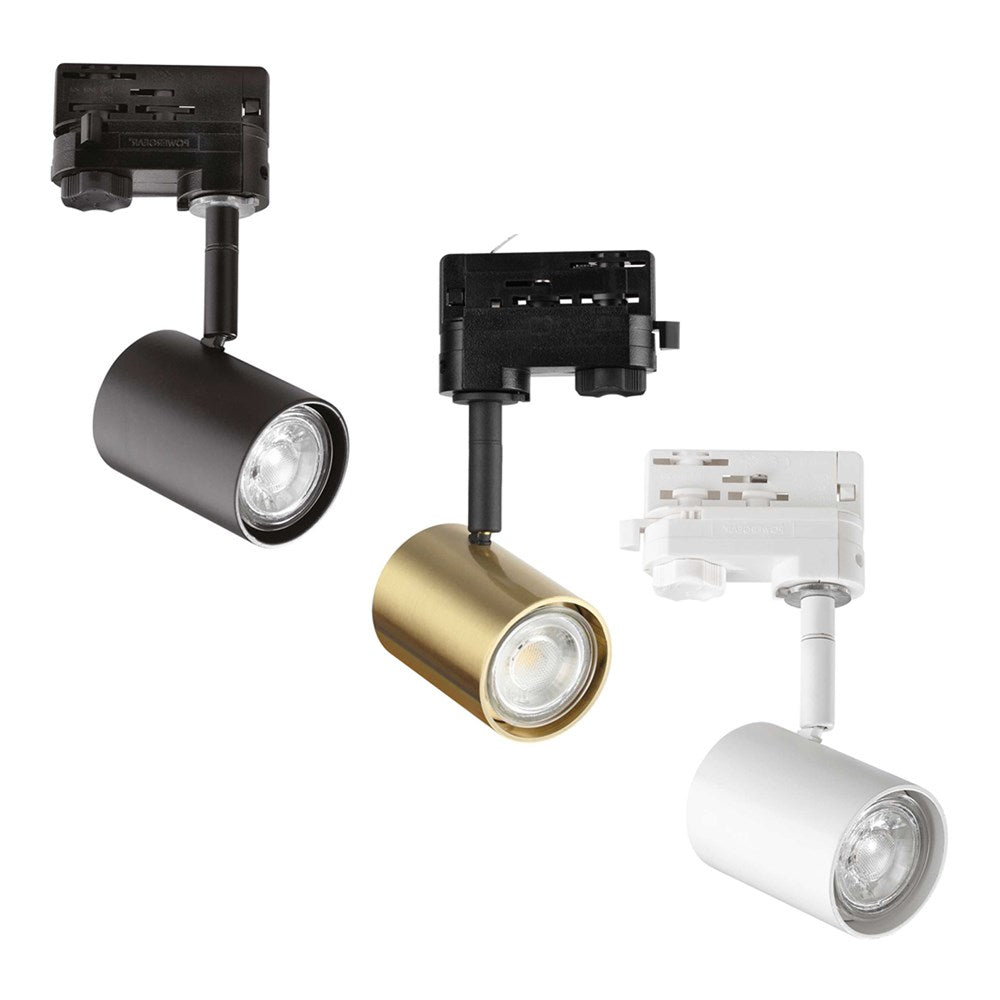 Ideal Lux 8I229720 | Spot Track Light in Black, Brass