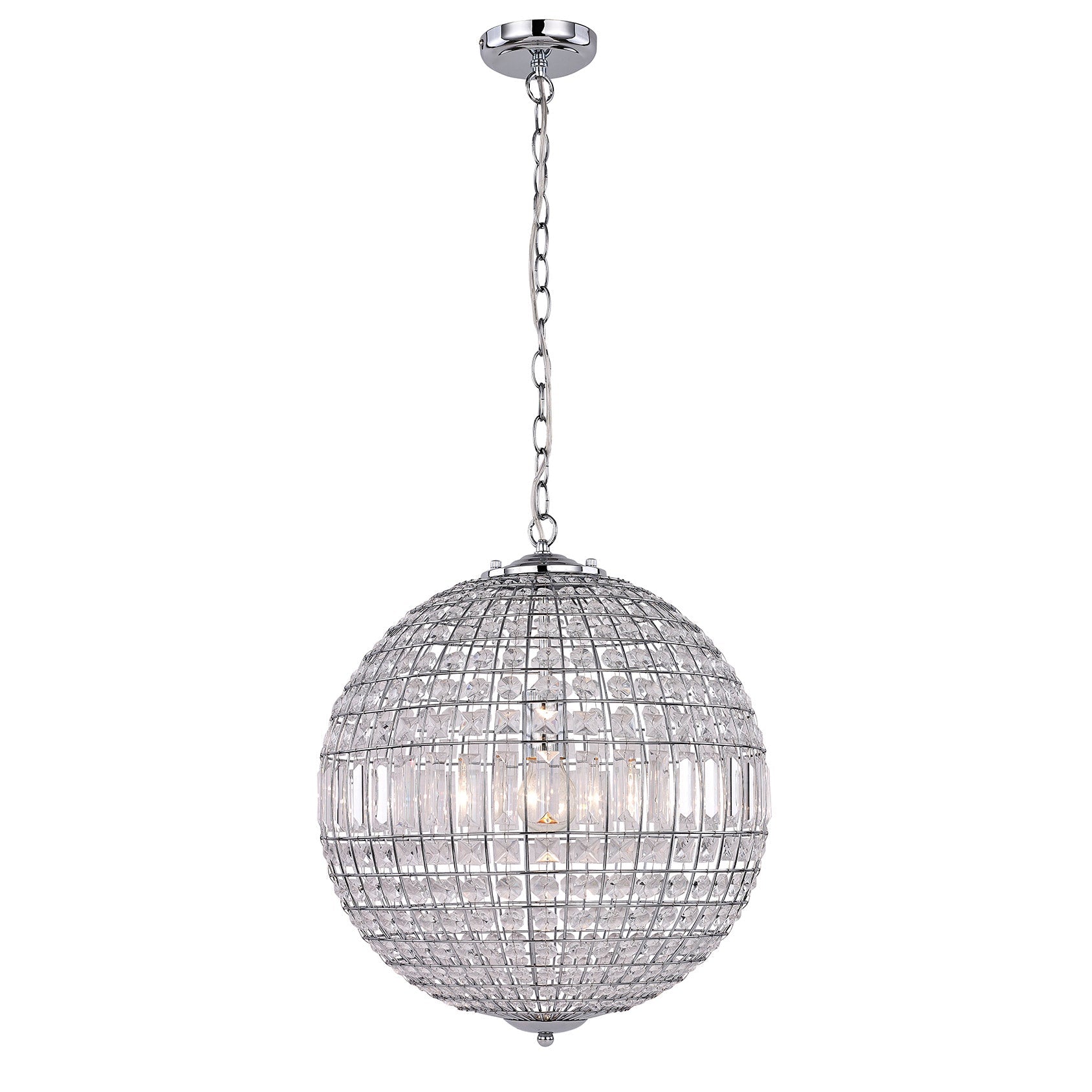 Lexi Lighting LL002PL114L | Hannah Chic Glass, Crystal
