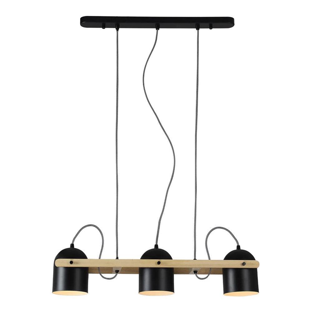 Lexi Lighting LL002PL146B | Mia Modern Iron and Wood 3