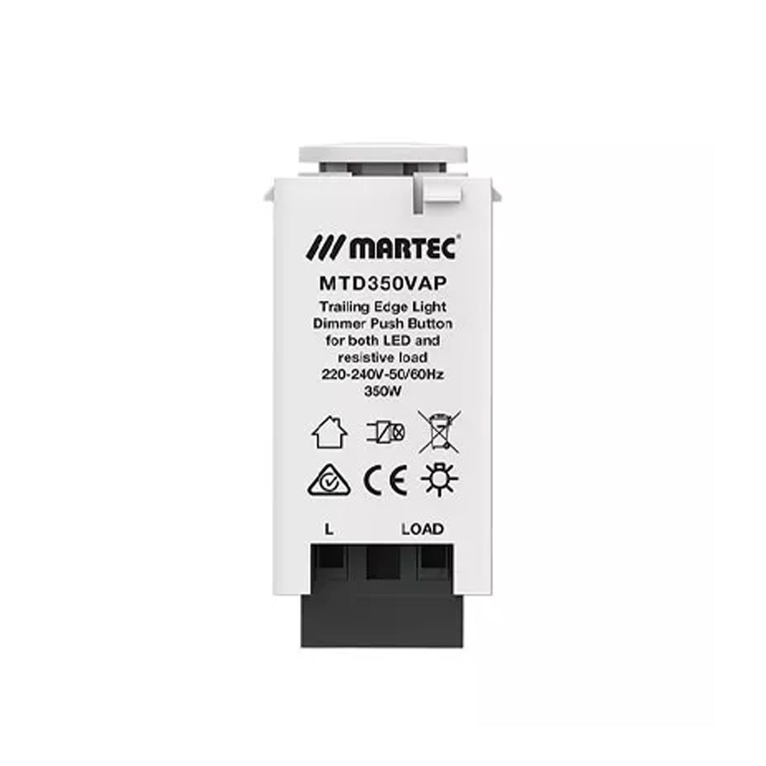 Martec Lighting MTD350VAP | Martec 350VA Push Button