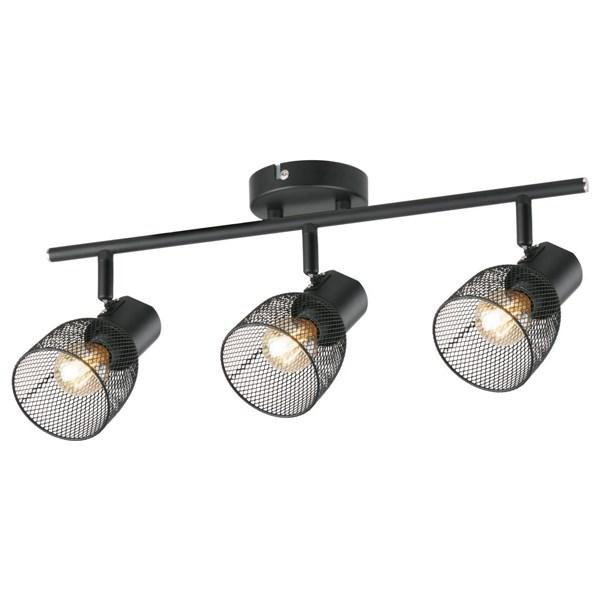 Mercator Lighting A10933BLK | Emily 3Lt Straight LED
