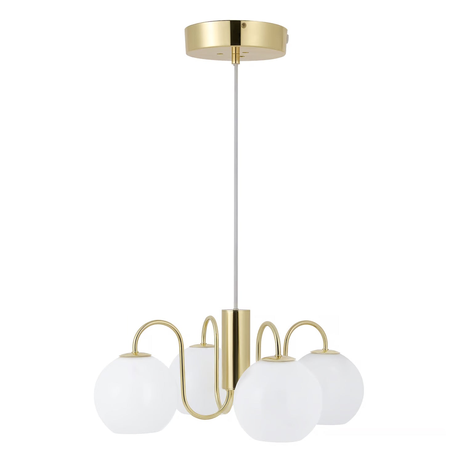 Nordlux Exclusive Franca Pendant Light 4Lt Brass