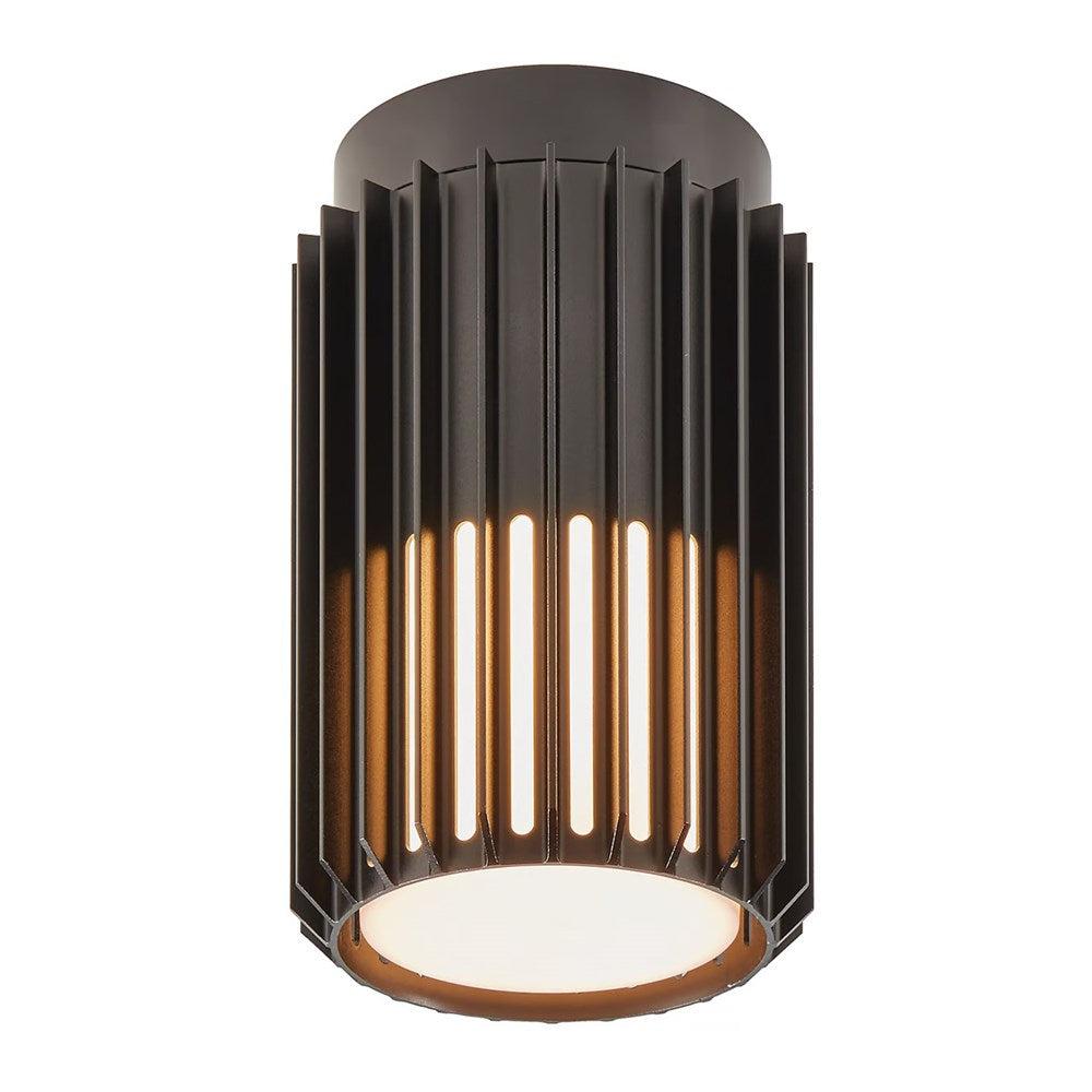 Nordlux Aludra Ceiling Light in Aluminium, Black or Brown Metallic