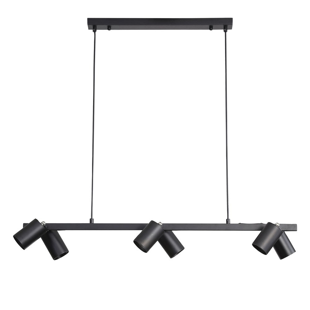 Oriel Lighting OL56013/6BK | Bridge.Pendant Spot Light