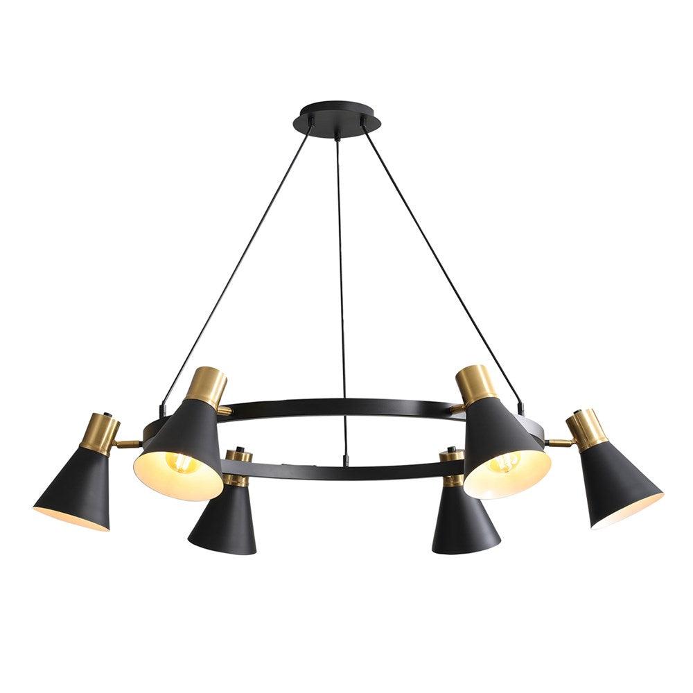 Oriel Lighting OL56216/6SB | NOrbert Pendant Light 6Lt