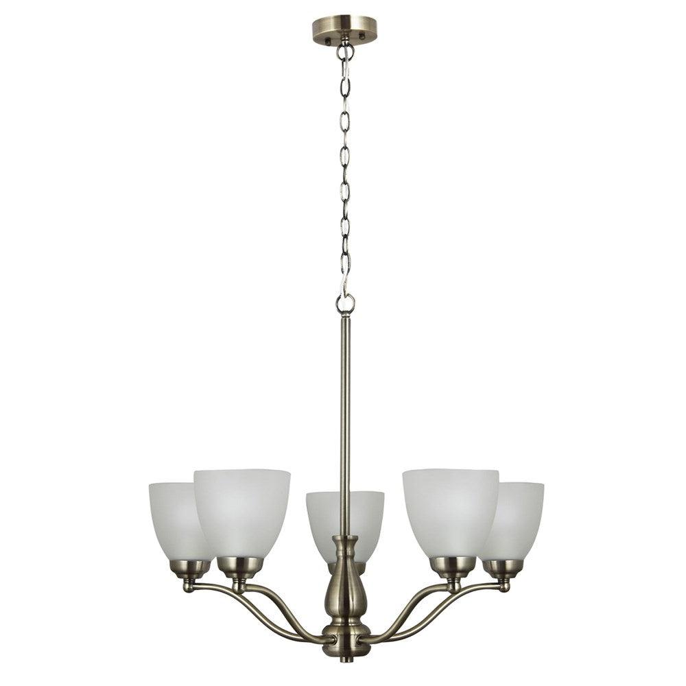 Oriel Lighting OL65321/5BK | Rochester Traditional