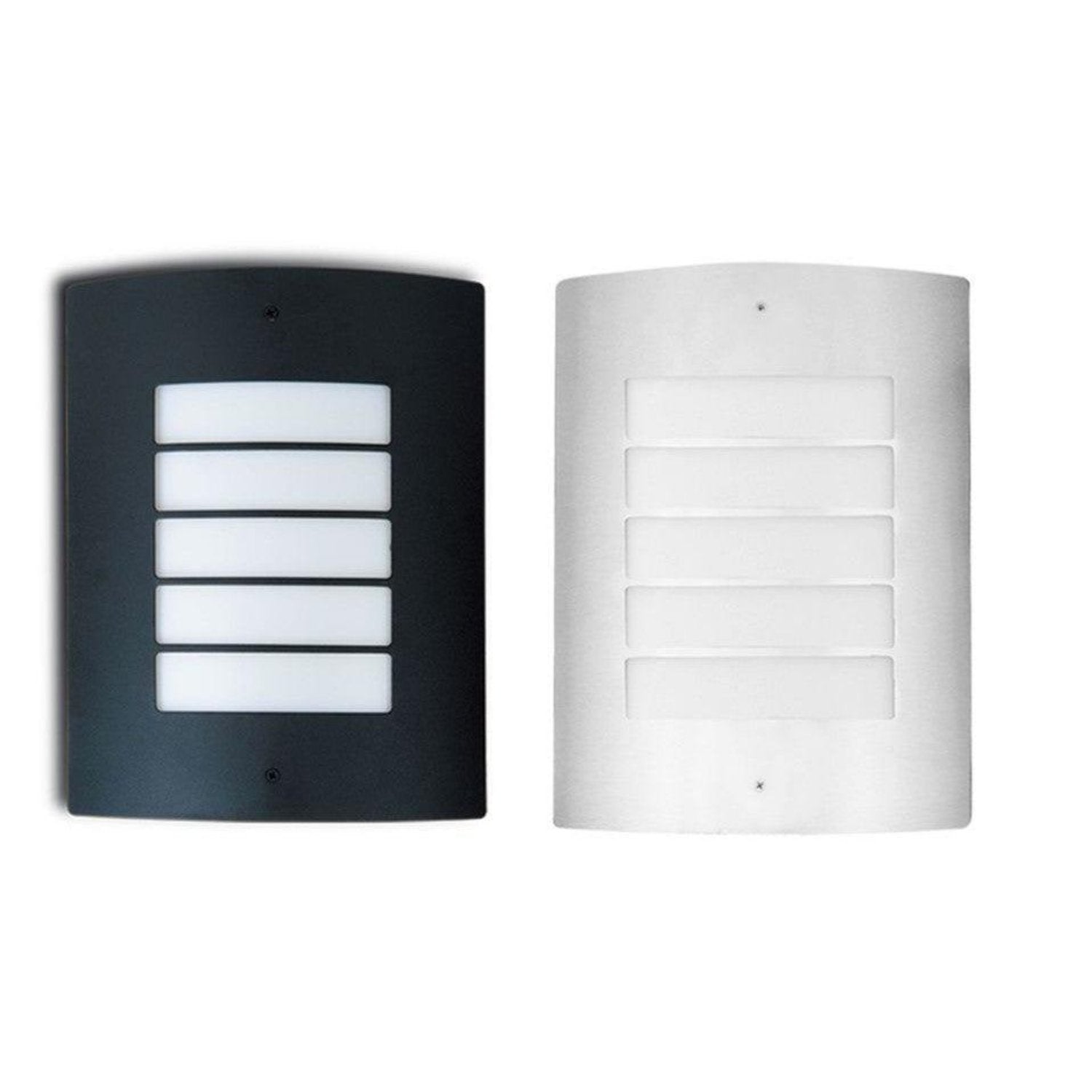 SAL Lighting SE7013 BK | IP44 E27 Black/Stainless Steel