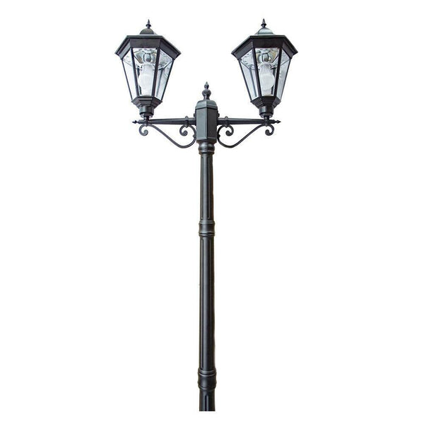 Solar Lighting Direct SLDPL0009B-7.6W | Double Head LED - The Lighting ...