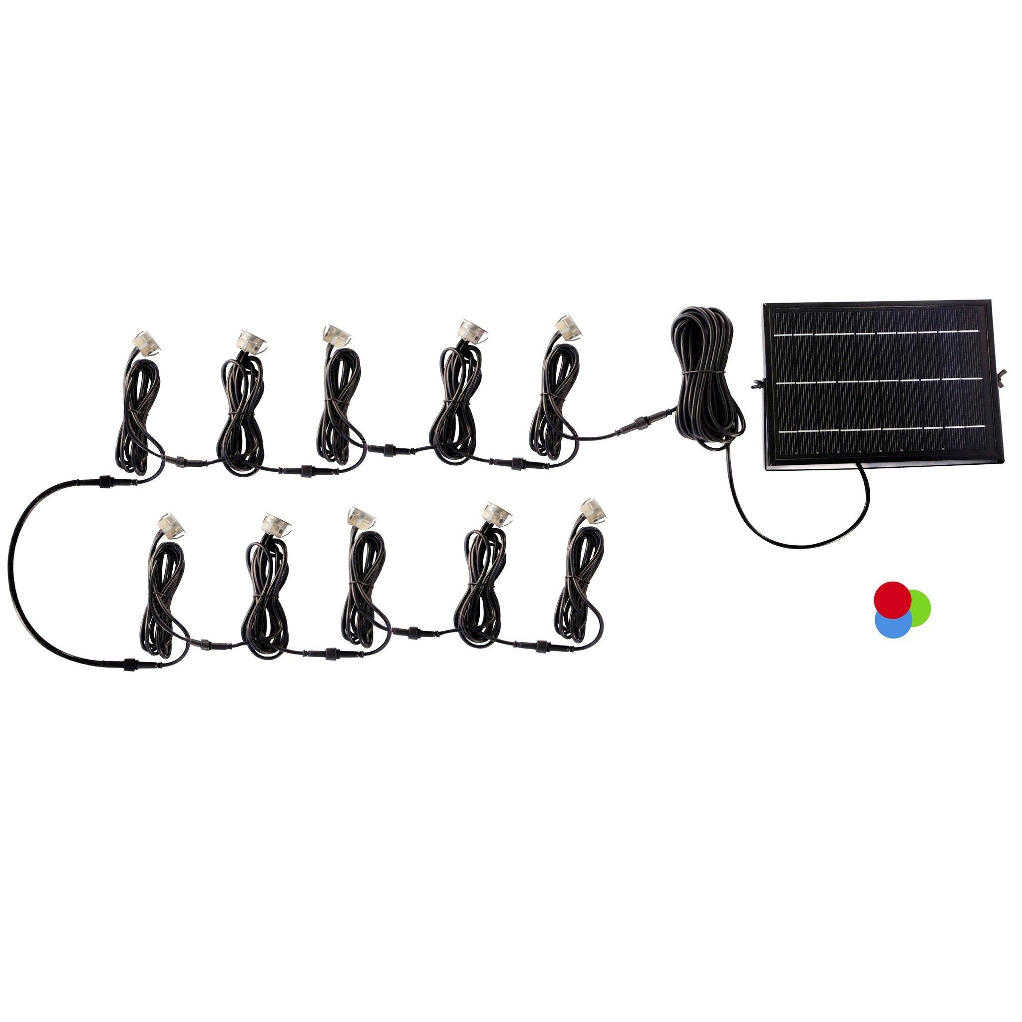 Solar Lighting Direct SLDDLK-10RGB | Solar Powered Deck