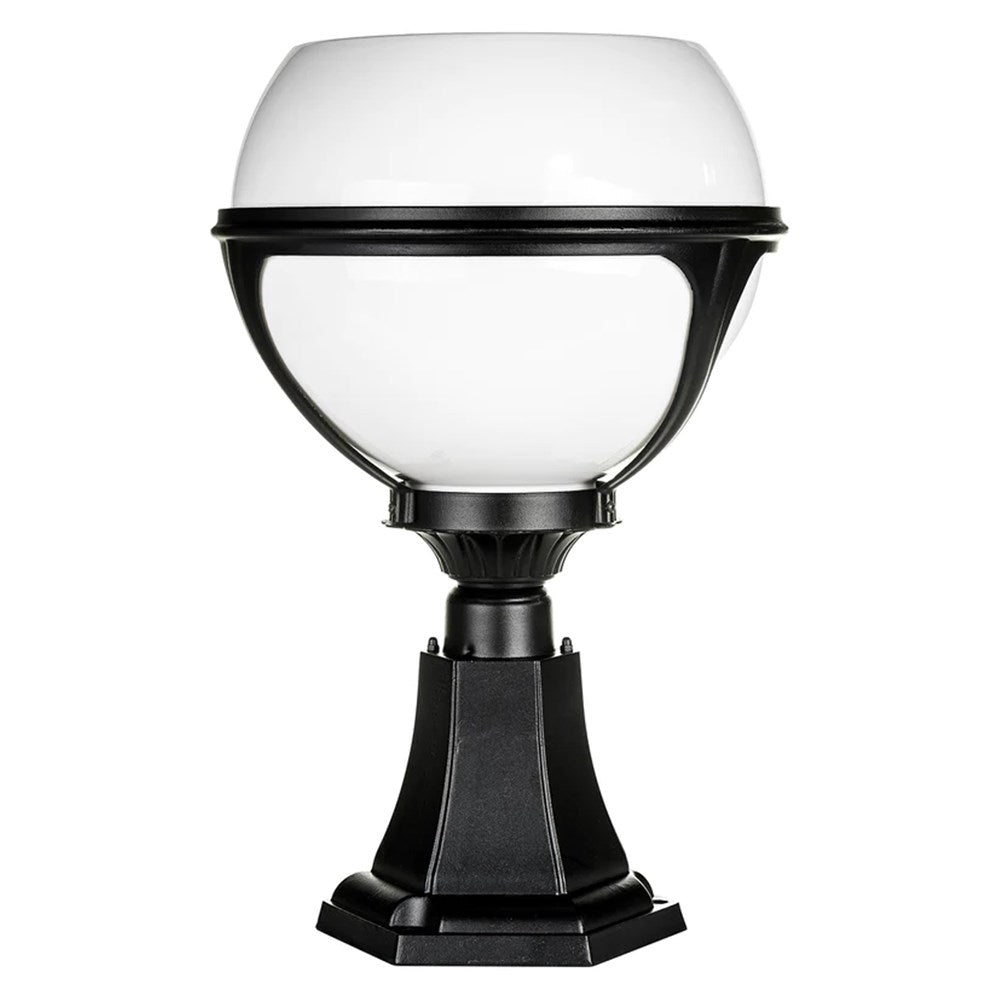 Solar Lighting Direct SLDPIL1012/BLK | Solar Powered