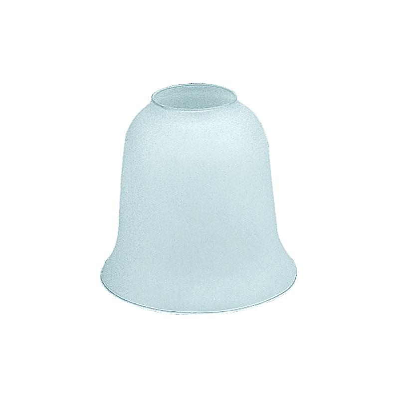 Superlux Lighting Q138 | Acid Glass Bell Shade in White
