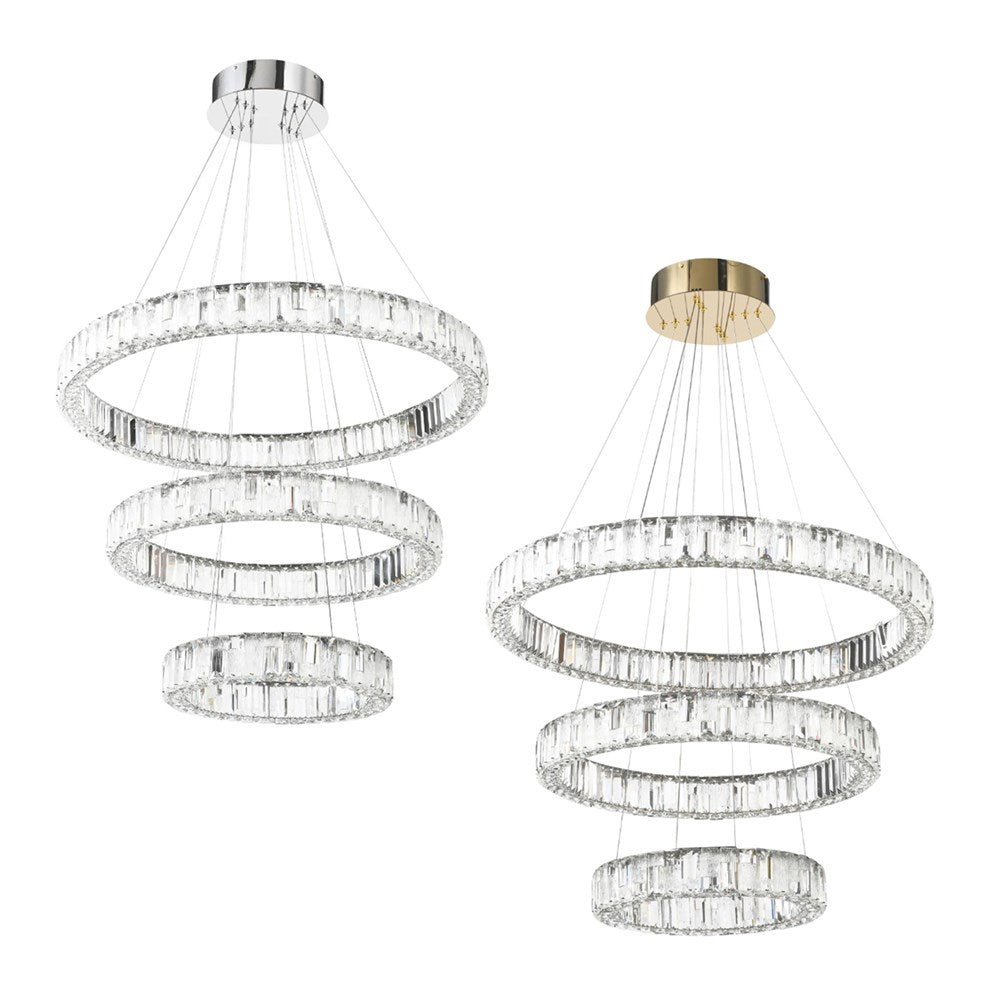 Telbix Lighting RIAS PE3T-CH3C | Rias 3 Tier LED