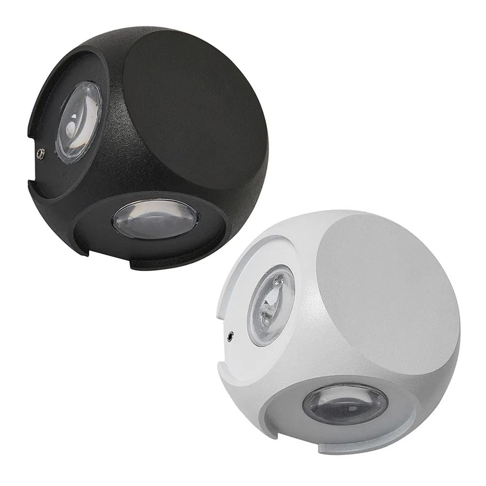 Vencha Lighting 5505076-BK-3K | Benz Outdoor LED Wall