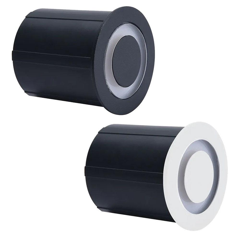 Vencha Lighting 5505095-240v-BK-3K | Rocky LED Step