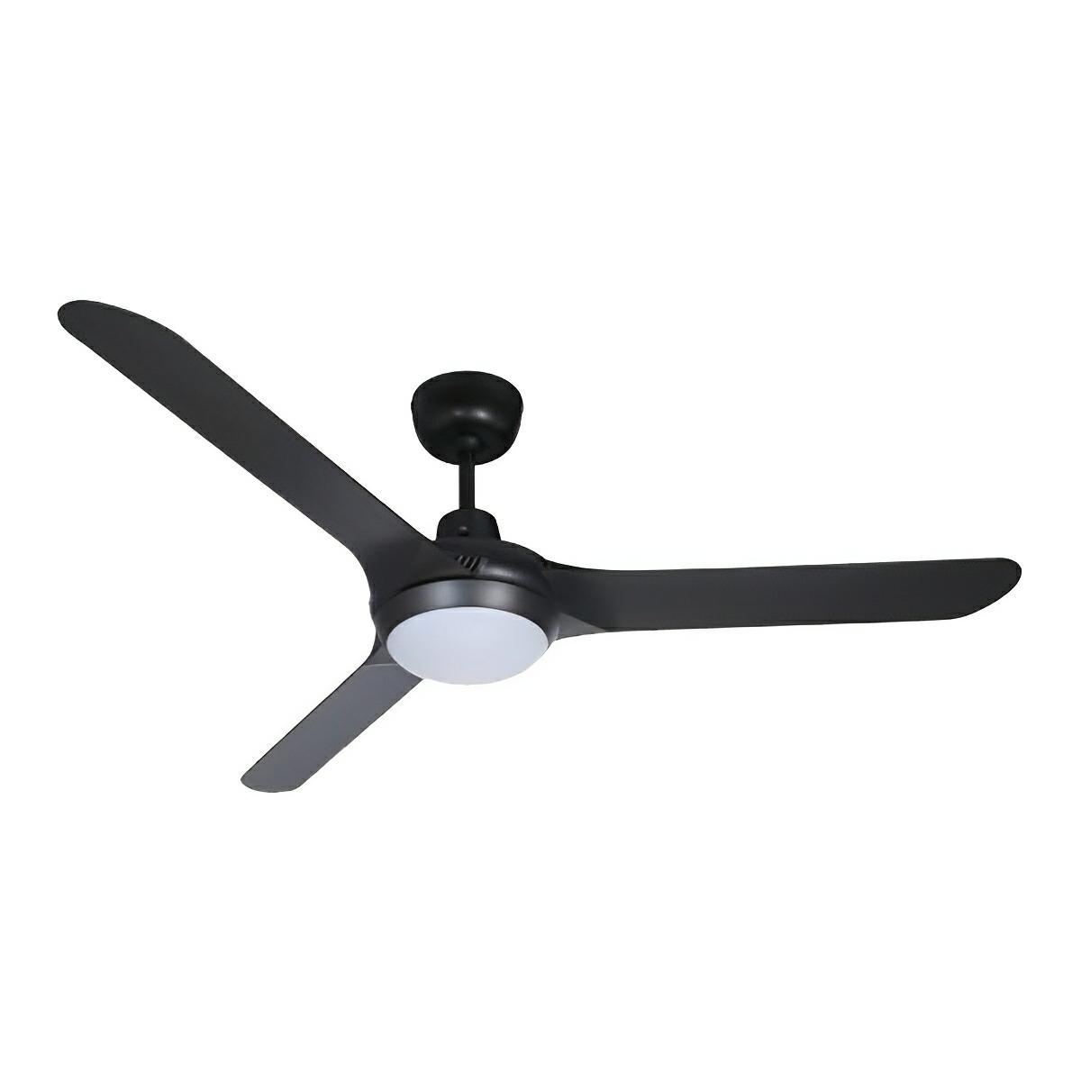 Ventair 62" Spyda AC Ceiling Fan Black, White, Titanium, Bamboo,
